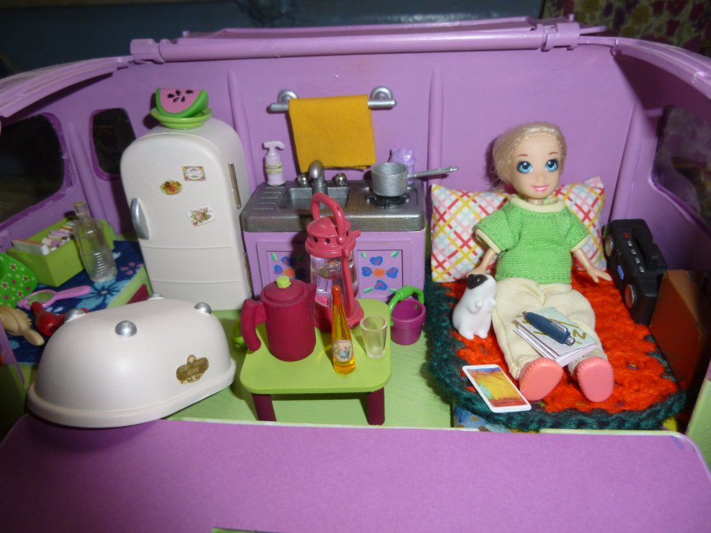 Inside microbus – Going Postal