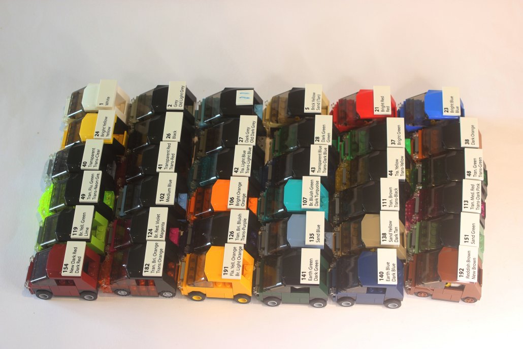 Exploring Lego Colours – Going Postal